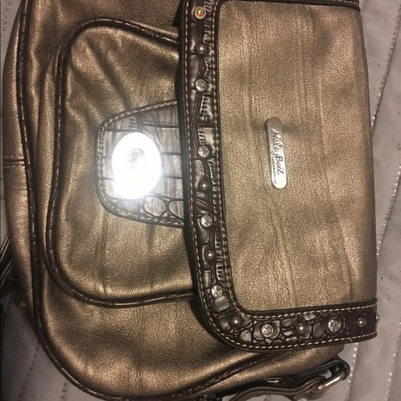 Haley Beez | Bags | Haley Beez Gold Crossbody Bag | Poshmark